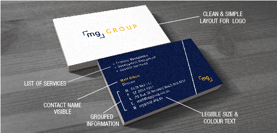 THE POWER OF BUSINESS CARDS